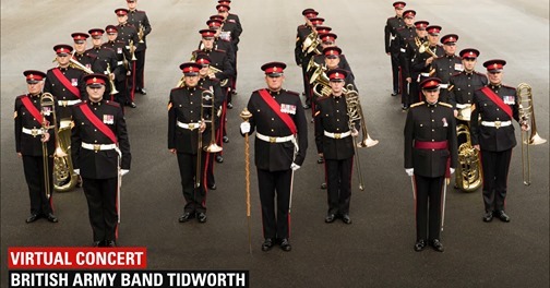 British Army Brass Band present virtual concert tonight — 4barsrest