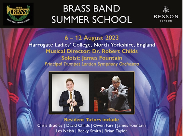 Childs and Fountain to lead Brass Band Summer School attractions ...